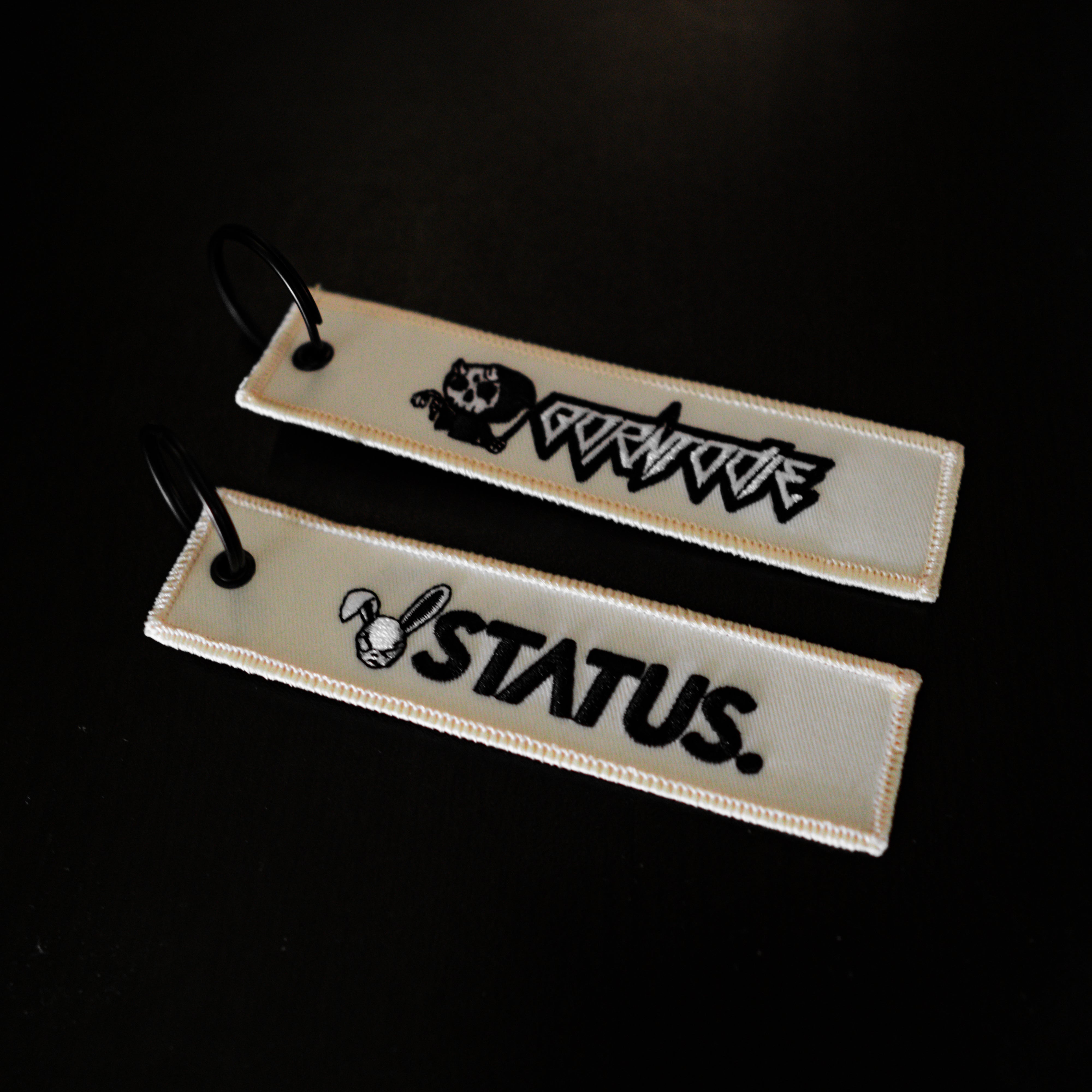 STATUS x BORNTODIE EMBROIDERED FLIGHT TAG – withstatus